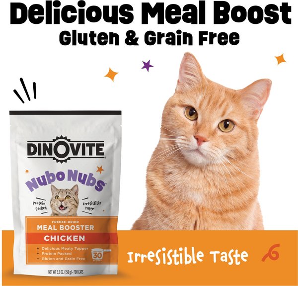 DINOVITE NubONubs Meal Booster Topper Chicken Flavored Gluten & Grain ...