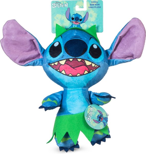 DISNEY CLASSICS Lilo & Stitch Stitch Squeaky Plush Dog Toy, 9-in ...