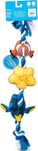 DISNEY PIXAR Finding Nemo Nemo & Dory Squeaky Plush Dog Toy, 15-in ...