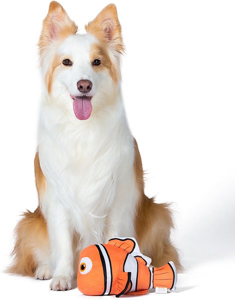 DISNEY PIXAR Finding Nemo Nemo Squeaky Plush Dog Toy, 9-in - Chewy.com