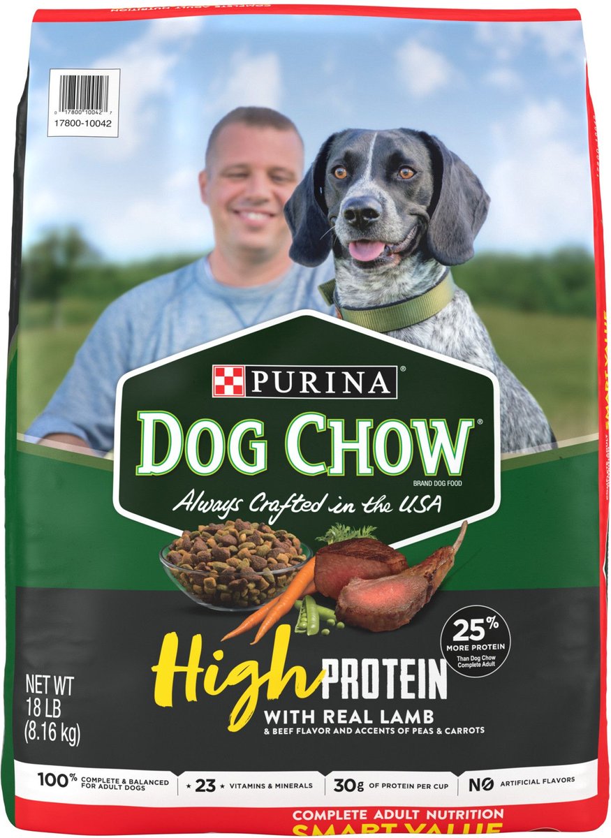 Discontinued - DOG CHOW High Protein Recipe with Real Lamb & Beef ...