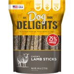 DOG DELIGHTS Chewy Duck Sticks High-Protein Dog Treats, 44-oz bag ...