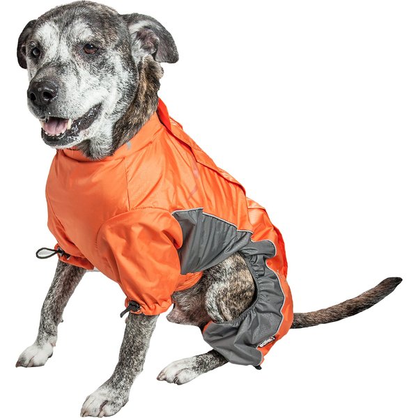 DOG HELIOS Thunder Full-Body Dog Jacket, Orange, X-Large - Chewy.com