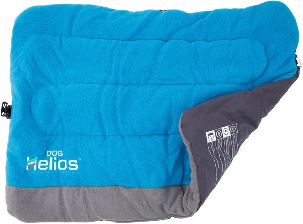 DOG HELIOS Combat-Terrain Outdoor Folding Dog Bed, Blue / Grey, Medium ...