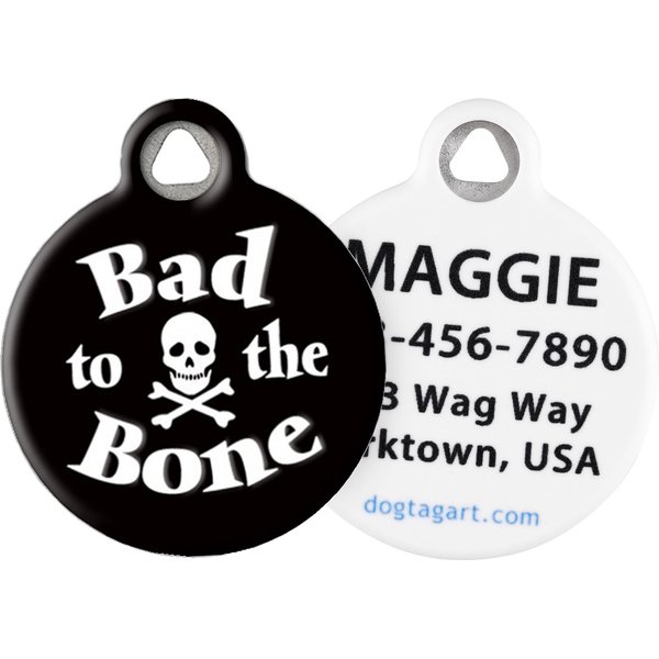 DOG TAG ART Heart of Bones Personalized Dog ID Tag, Small - Chewy.com
