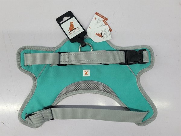DOGGY TALES Patented Classic Hart Dog Harness, Turquoise, 35 - Chewy.com