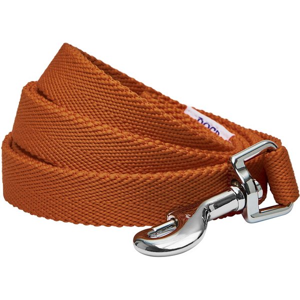 BLUEBERRY PET Polyester Fabric Webbing & Soft Genuine Leather Dog Leash ...