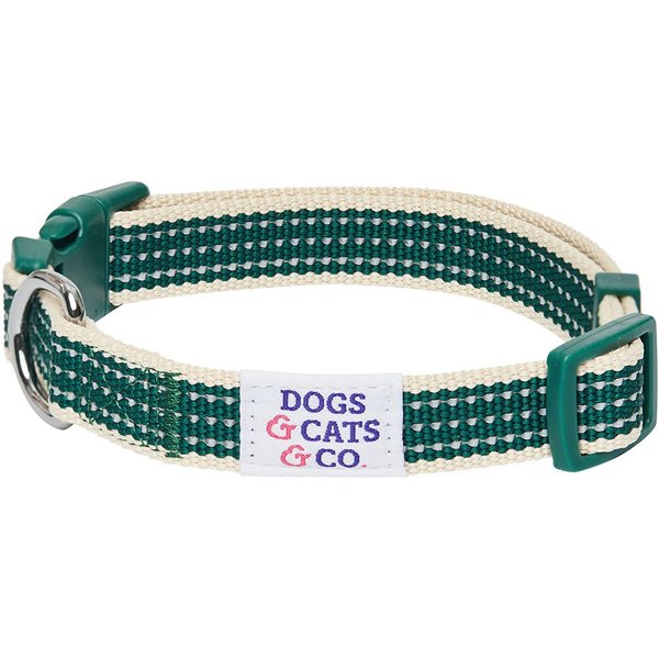 BLUEBERRY PET Genuine Leather & Polyester Combo Adjustable Dog Collar ...