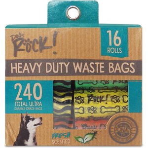 DOGS ROCK Powder Dog Waste Bag, 240 count - Chewy.com