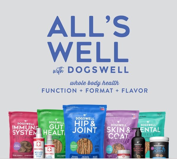 DOGSWELL Gut Health Slices Chicken Functional Soft & Chewy Dog Treats ...
