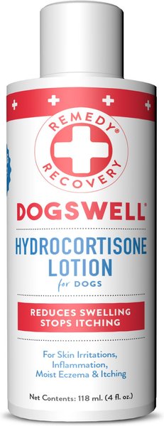 DOGSWELL Remedy+Recovery Hydrocortisone Lotion for Dogs & Cats, 4-fl oz ...