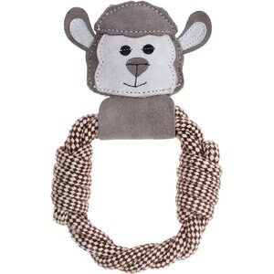 Out of Stock - DOOG Country Tails Sheep Rope Ring Dog Chew Toy, Grey ...