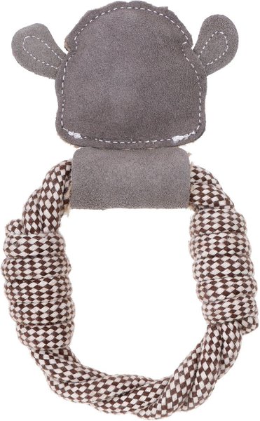 DOOG Country Tails Sheep Rope Ring Dog Chew Toy, Grey - Chewy.com