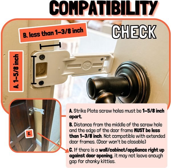 DOOR BUDDY Dog & Cat Door Prop, White - Chewy.com