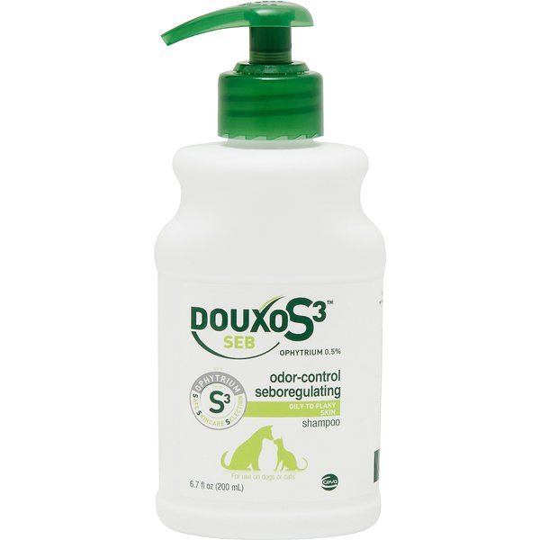 DOUXO S3 SEB Odor-Control Seboregulating Dog & Cat Shampoo, 6.7-fl oz ...