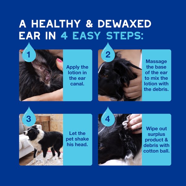 DOUXO Skin & Coat SPA UltraSafe Dewaxing Ear Cleaner, 4.1-fl oz bottle ...