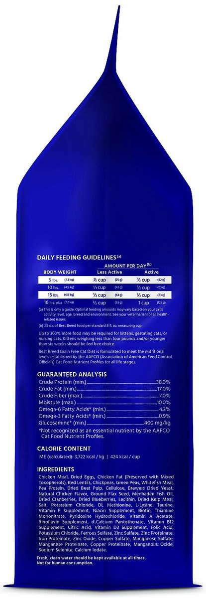 DR. GARY'S BEST BREED Holistic Grain-Free All Life Stages Dry Cat Food ...