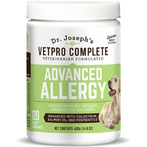 DR. JOSEPH'S VETPRO COMPLETE Beef Flavored Soft Chew Advanced Allergy ...