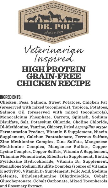DR. POL High Protein Limited Ingredient Chicken Recipe Cat & Kitten ...