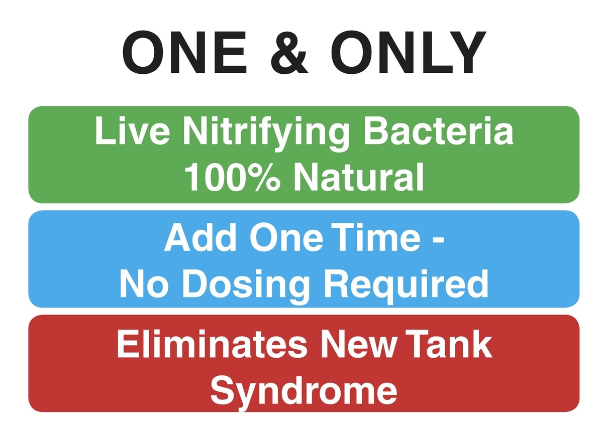 DR. TIM'S AQUATICS One & Only Live Nitrifying Bacteria for Freshwater ...