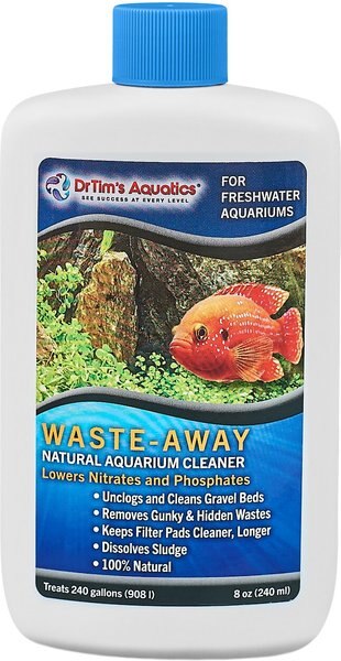 DR. TIM'S AQUATICS Waste-Away Natural Aquarium Cleaner for Freshwater ...