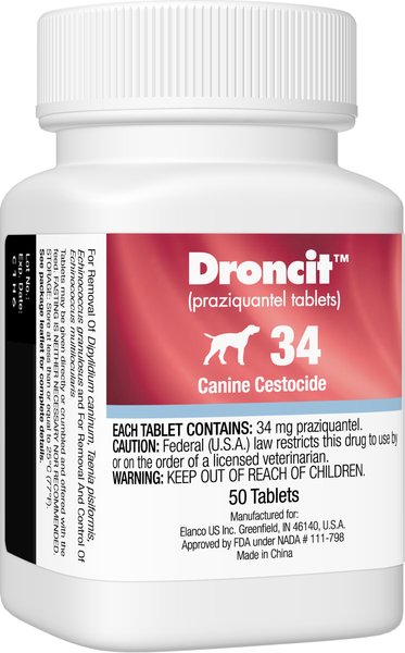 DRONCIT Tablet for Dogs, , 34-mg - Easy Refills | Chewy Rx