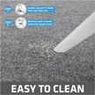 DRYMATE Corner Ridged Cat Litter Trapping Mat, Grey, 29.5-in x 29.5-in ...