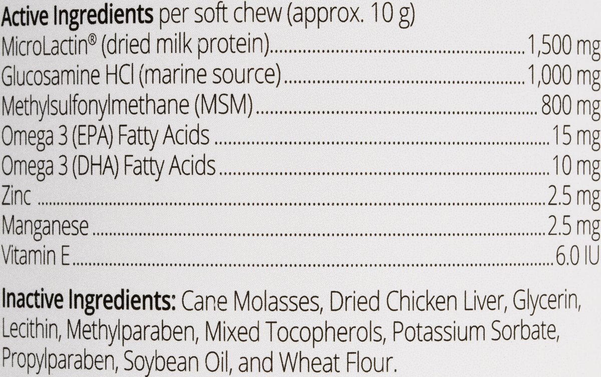 DURALACTIN Canine Joint Plus Soft Chew Dog Supplement, 90 count - Chewy.com