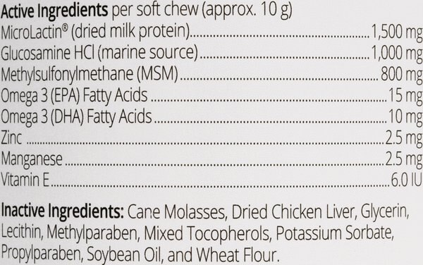 DURALACTIN Canine Joint Plus Soft Chew Dog Supplement, 90 count - Chewy.com