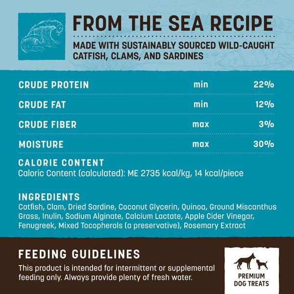 EARTH ANIMAL Wisdom Air-Dried From the Sea Recipe with Catfish, Clams ...