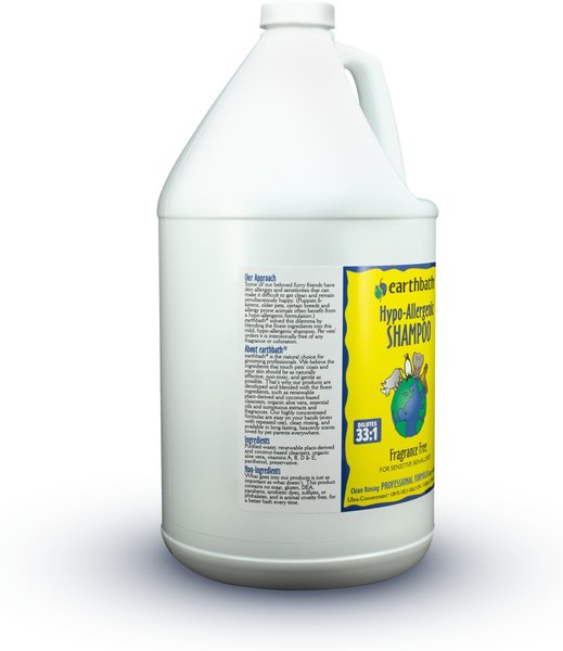 EARTHBATH Hypo-Allergenic Dog & Cat Shampoo, 128-fl oz bottle - Chewy.com