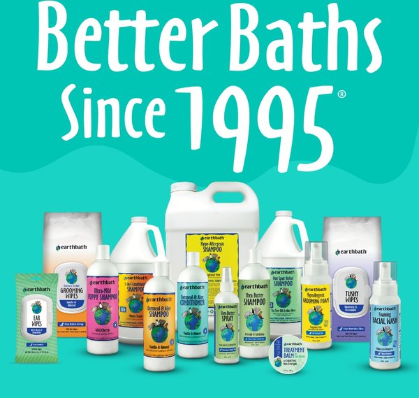 EARTHBATH Hypo-Allergenic Dog & Cat Shampoo, 16-fl oz bottle - Chewy.com