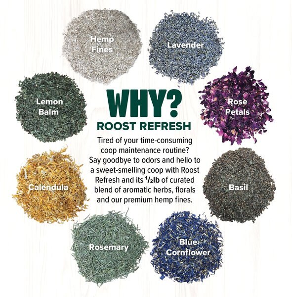 EATON PET & PASTURE Roost Refresh Hemp & Herb Blend Odor Eliminator ...