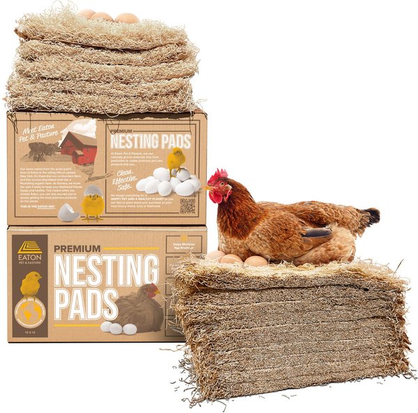 EATON PET & PASTURE USA Grown & Sustainably Harvested Bird Nesting Pad ...