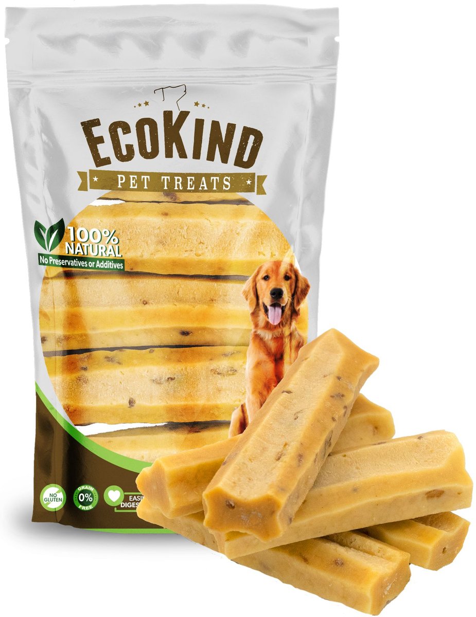 ECOKIND Gold Bacon Flavored Yak Chews Dog Treat, Large, 5 count - Chewy.com