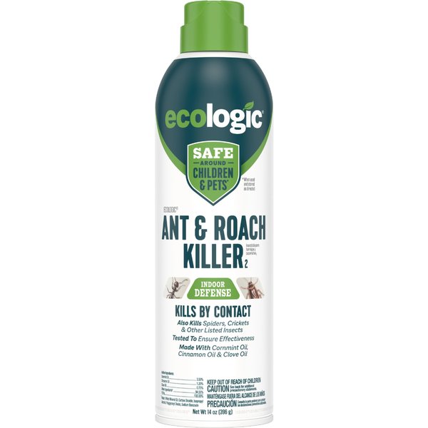 ECOLOGIC Ant & Roach Killer Aerosol Spray, 14-fl oz bottle - Chewy.com