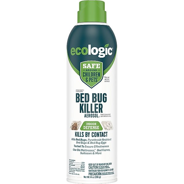 ECOLOGIC Bed Bug Killer Aerosol Spray, 14-fl oz spray - Chewy.com