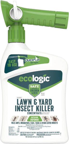ECOLOGIC Lawn & Yard Insect Killer Spray, 32-fl oz - Chewy.com