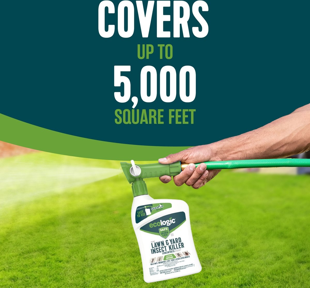 ECOLOGIC Lawn & Yard Insect Killer Spray, 32-fl oz - Chewy.com