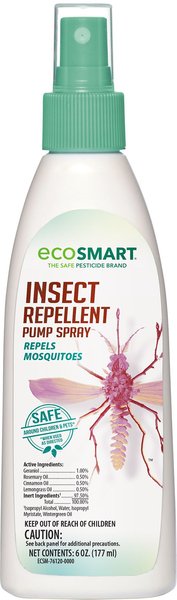 ECOSMART Insect Repellent Pump Spray, 6-fl oz botttle - Chewy.com