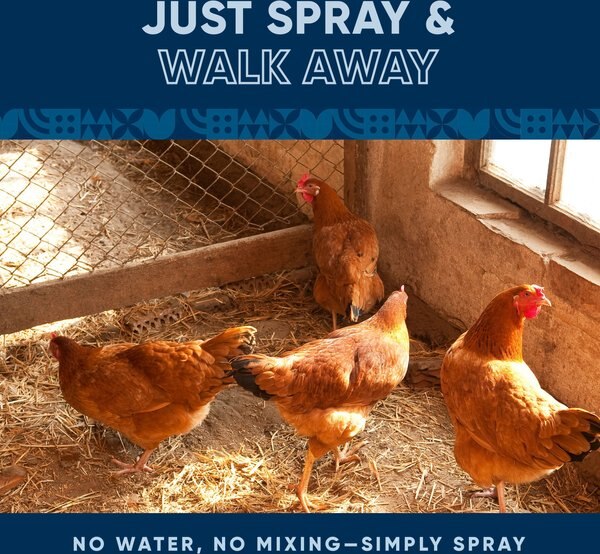 ECOSTRONG Chicken Coop Odor Eliminator Spray, 1-gal jug with 32-fl oz ...