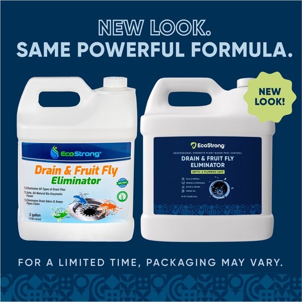 ECOSTRONG Drain & Fruit Fly Eliminator, 2-gal bottle - Chewy.com