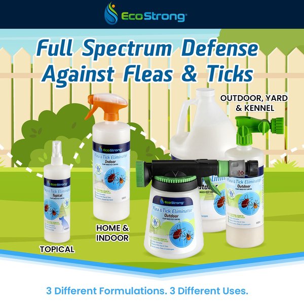 ECOSTRONG Outdoor Flea & Tick Eliminator Spray, 32-fl oz bottle - Chewy.com