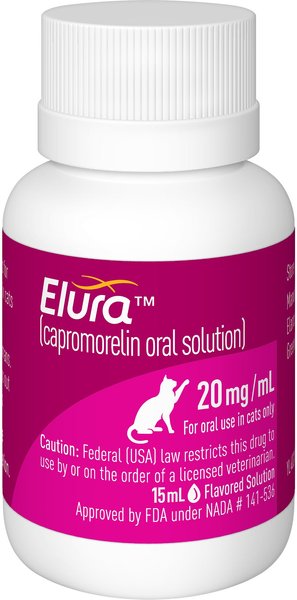 ELURA (capromorelin oral solution) for Cats, 20 mg/mL, 15 mL - Easy ...