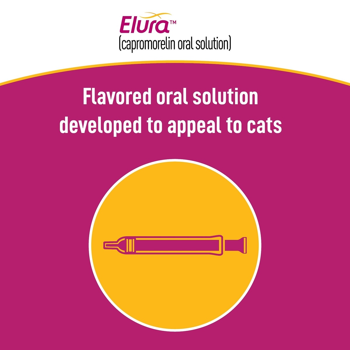 ELURA (capromorelin oral solution) for Cats, 20 mg/mL, 15 mL - Easy ...