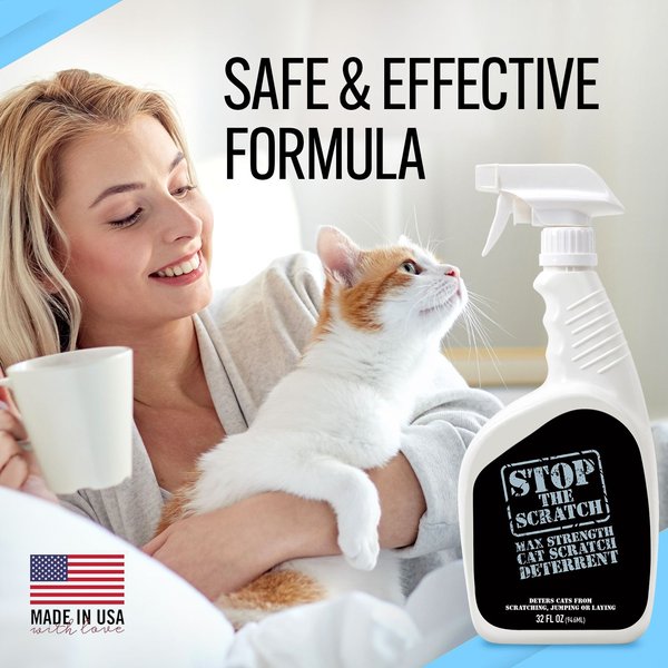 EMMY'S BEST PET PRODUCTS Stop the Scratch Max Strength Cat Scratch ...