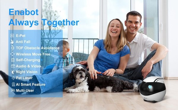 ENABOT EBO AIR AIl Family Robot Care Dog & Cat Camera - Chewy.com