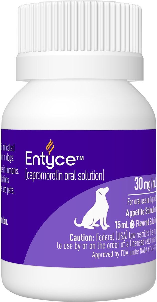 ENTYCE (capromorelin) Oral Solution for Dogs, 30-mg/mL, 15-mL - Easy ...