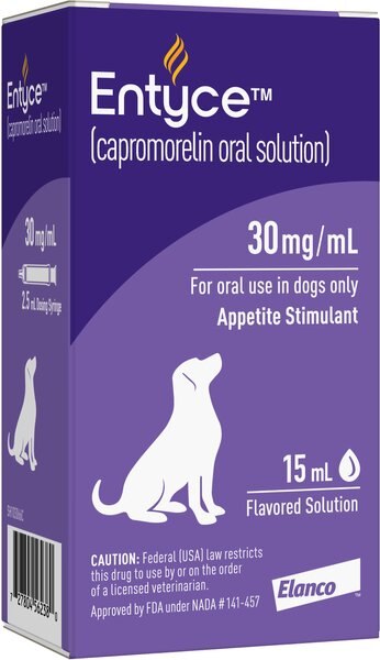 ENTYCE (capromorelin) Oral Solution for Dogs, 30-mg/mL, 15-mL - Easy ...