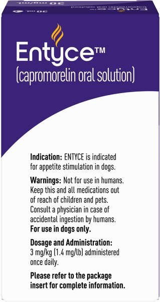 ENTYCE (capromorelin) Oral Solution for Dogs, 30-mg/mL, 30-mL - Easy ...